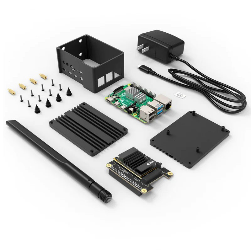 Raspberry Pi 4 Kit for LoRaWAN Gateway Based on RAK2287 Concentrator
